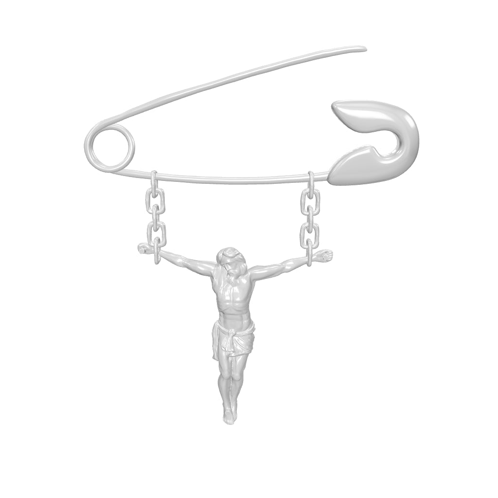 "JESUS BRINGS SAFETY" PIN – Hard Jewelry™