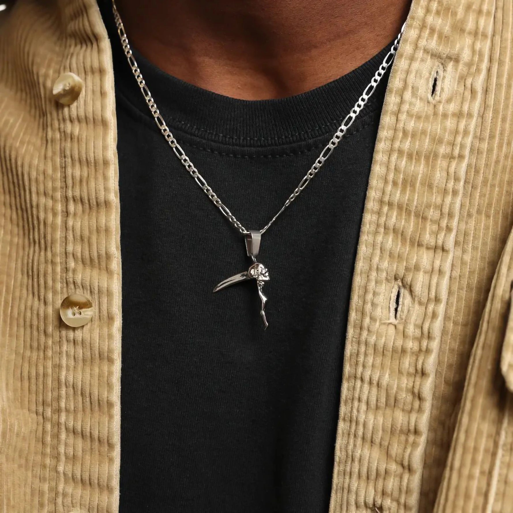 SCYTHE SKULL PENDANT – Hard Jewelry™ SCYTHE SKULL PENDANT – Hard Jewelry™