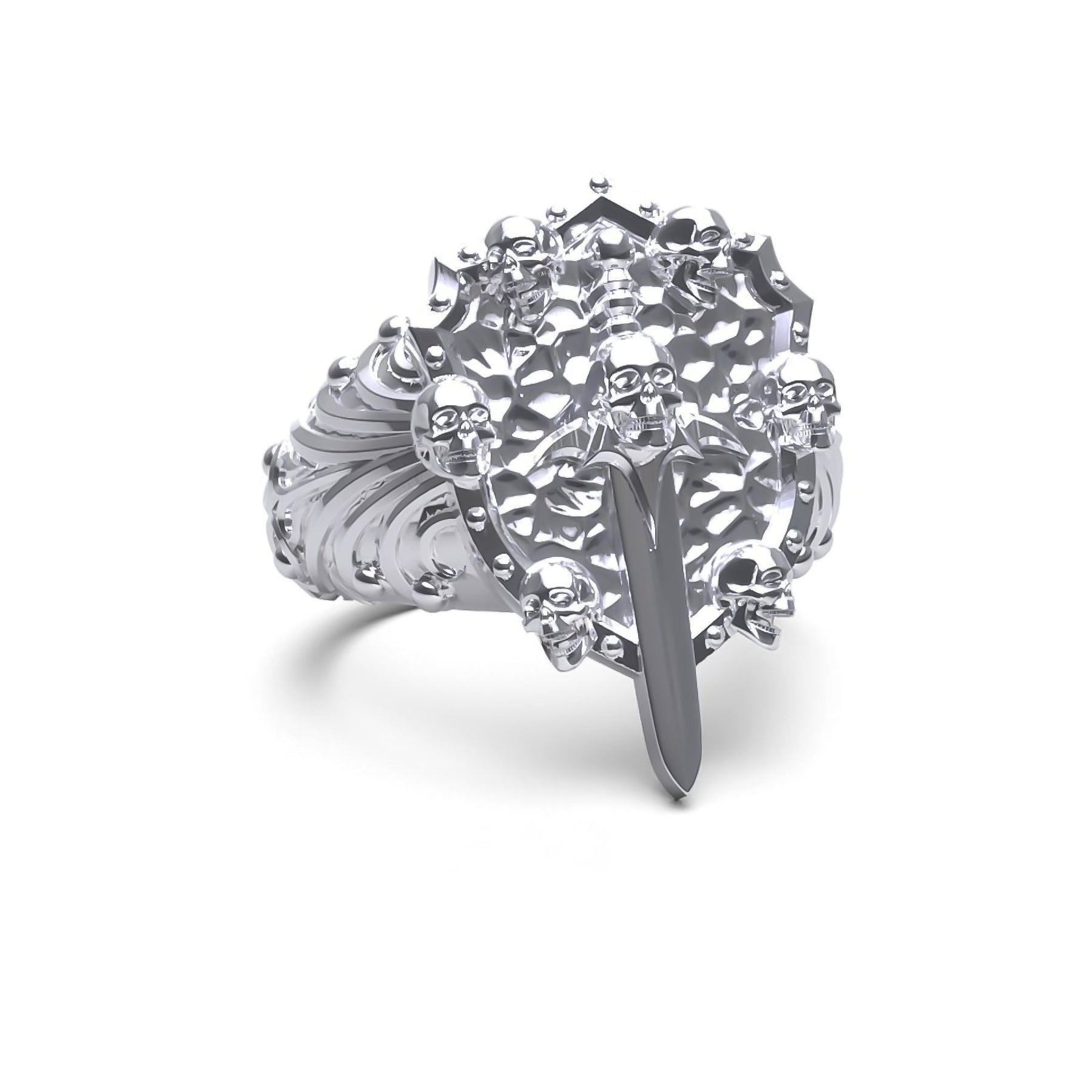 SWORD & SHIELD RING – Hard Jewelry™